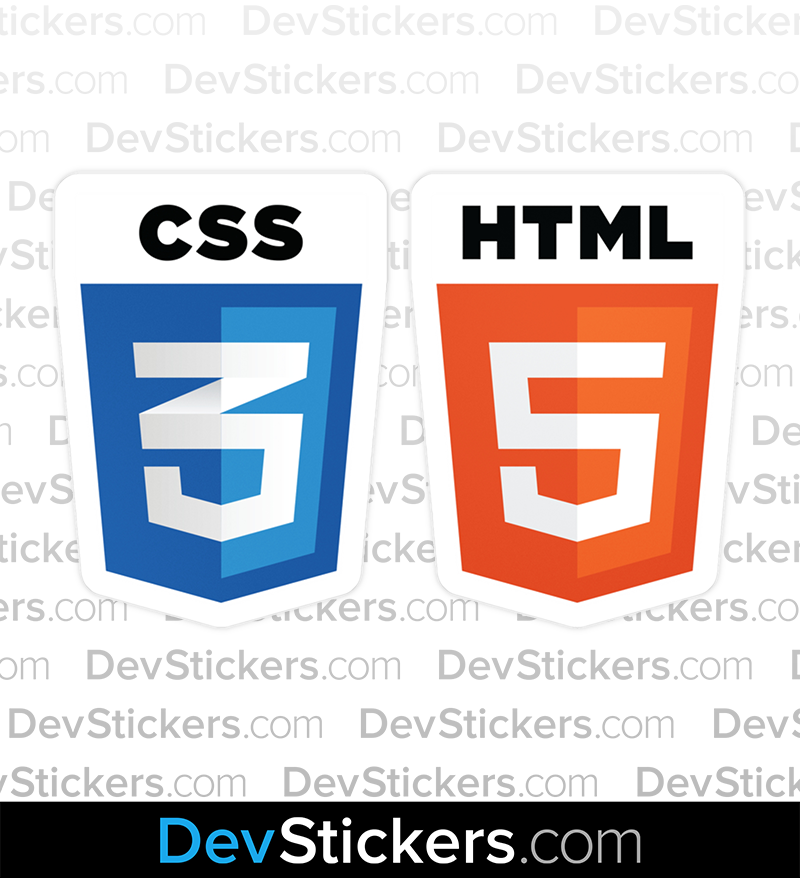HTML5 CSS3 Sticker – DevStickers